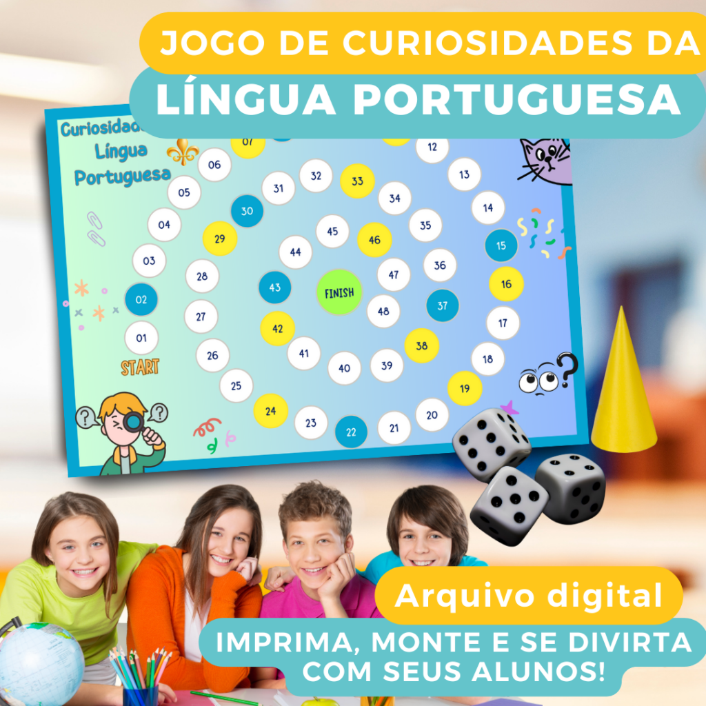 Jogo Curiosidades da Língua Portuguesa - Uma aula de Português - Daiane ...